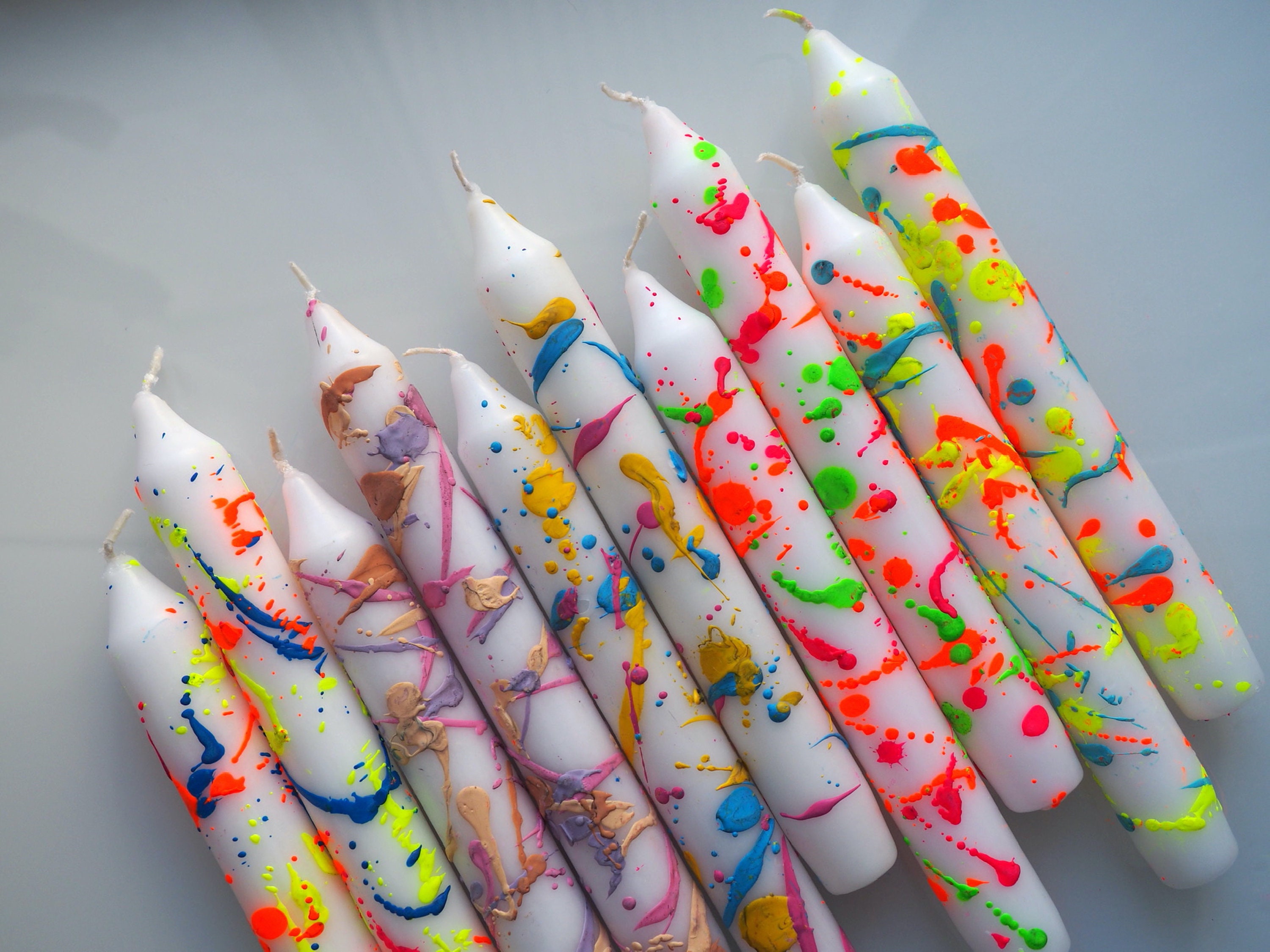 Neon Splash Candle Neon Splash Candles you can choice | Etsy