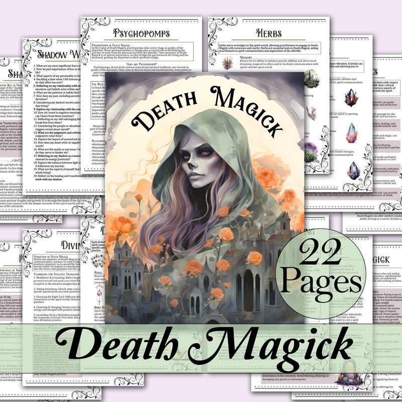 Death Journal - Etsy