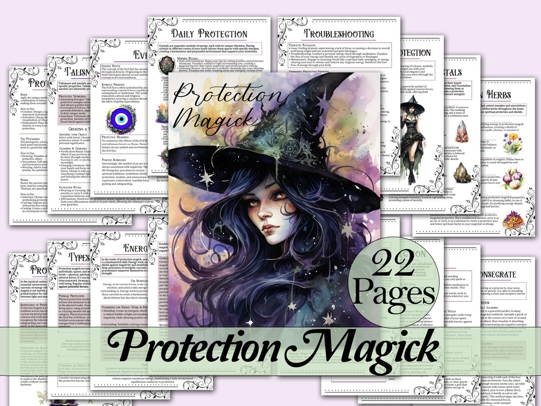 Protection Magick | Personal & Home Shielding, Cleansing, Warding, and ...