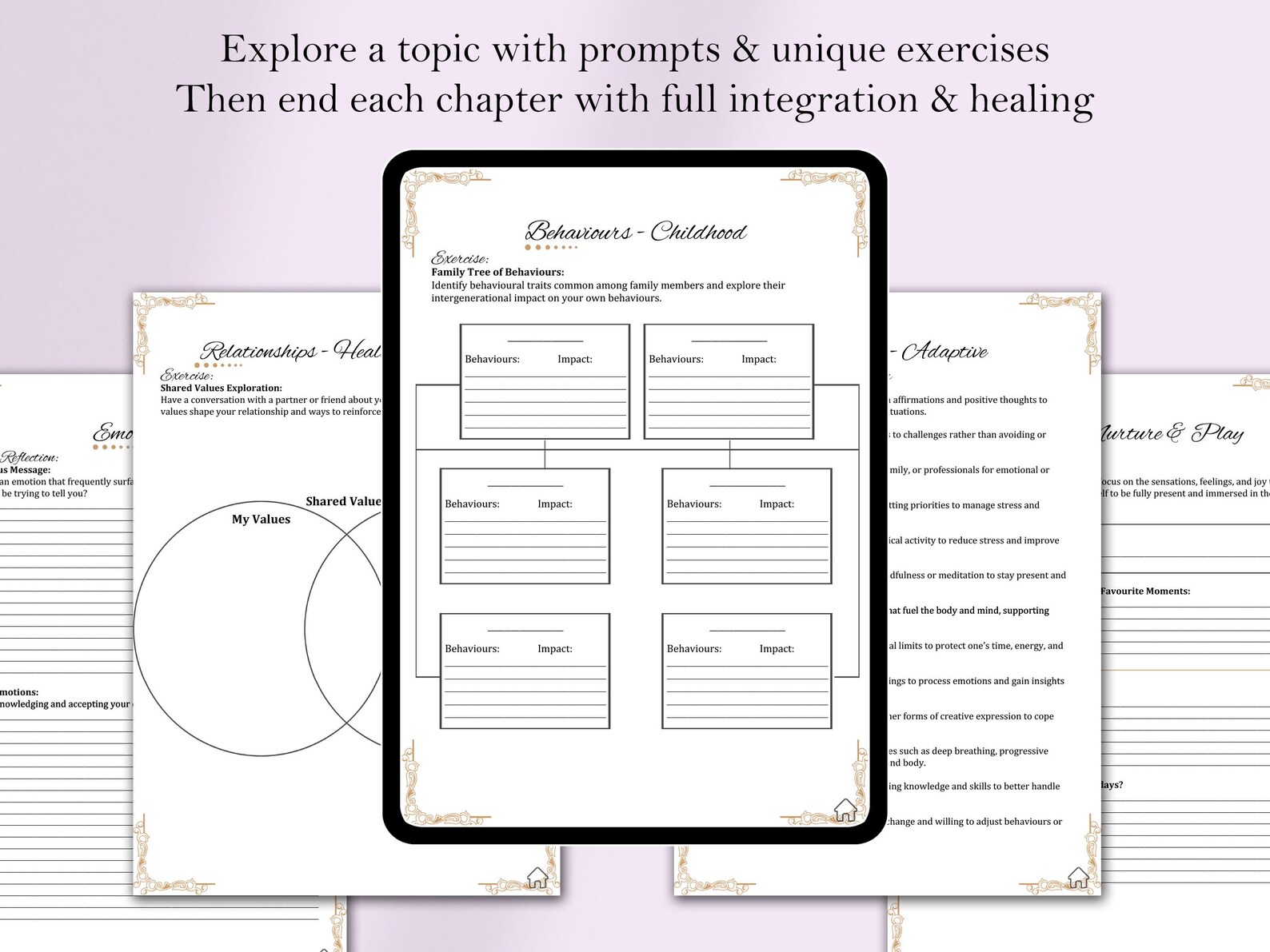 Shadow Work Journal & Guide | Complete Guided Shadow Work Workbook With ...
