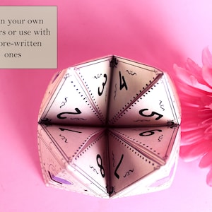 Printable Fortune Teller/cootie Catcher - Vintage Witch | Nostalgic ...