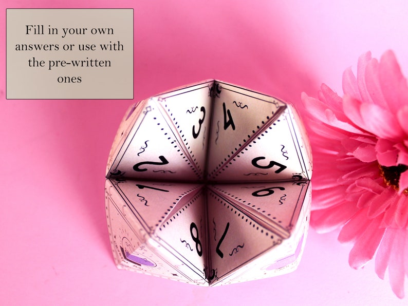 Printable Fortune Teller/cootie Catcher Vintage Witch Nostalgic ...