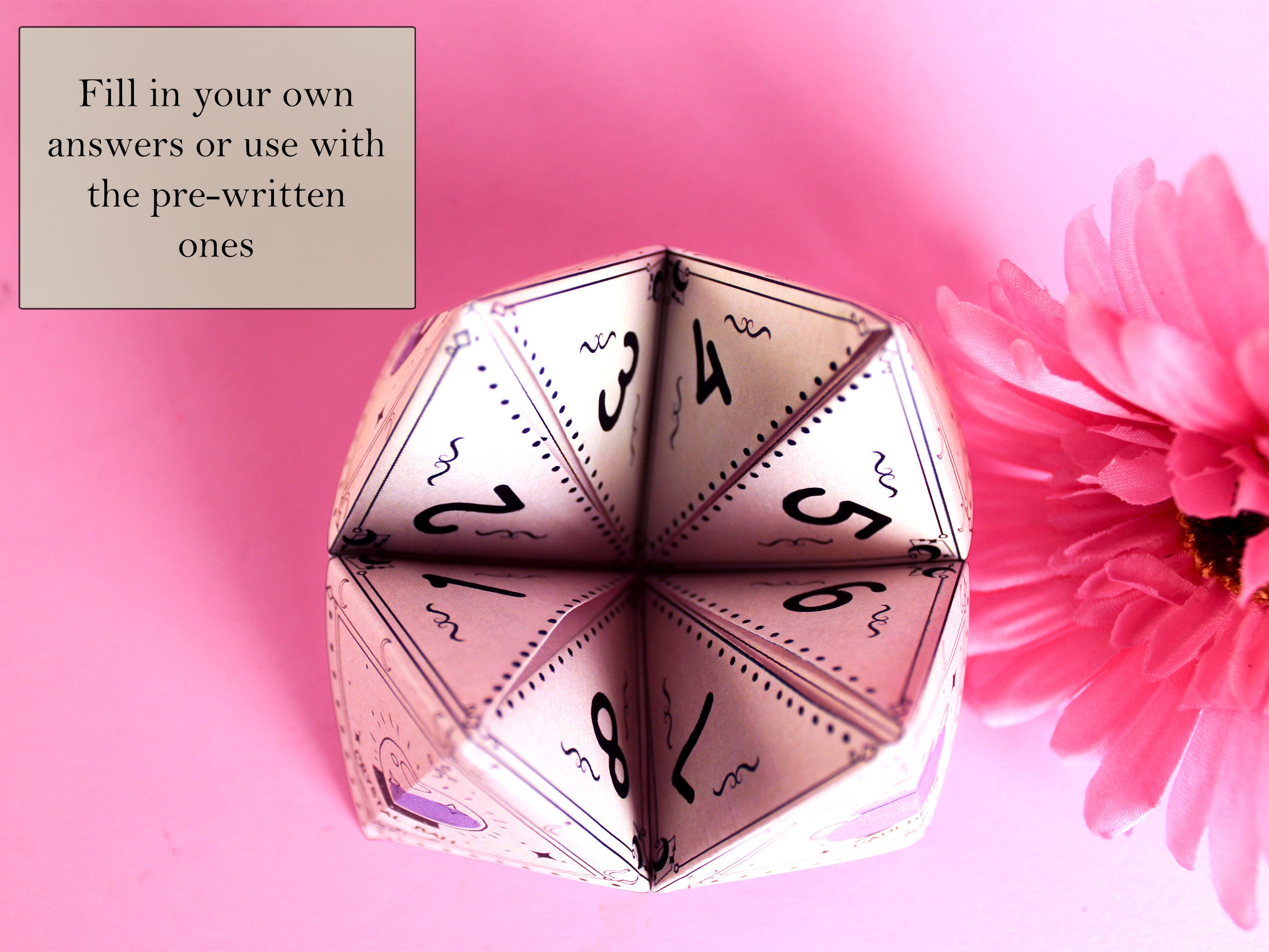 Printable Fortune Teller/cootie Catcher - Vintage Witch | Nostalgic ...