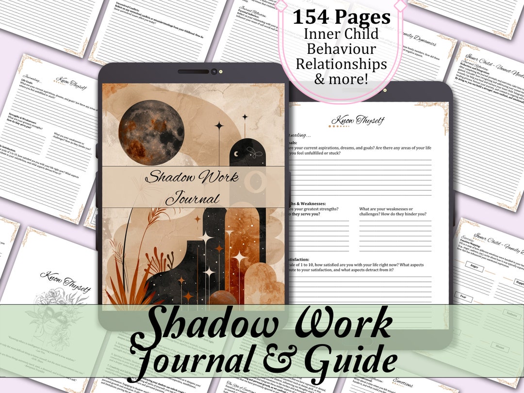 Shadow Work Journal & Guide Complete Guided Shadow Work Workbook With ...