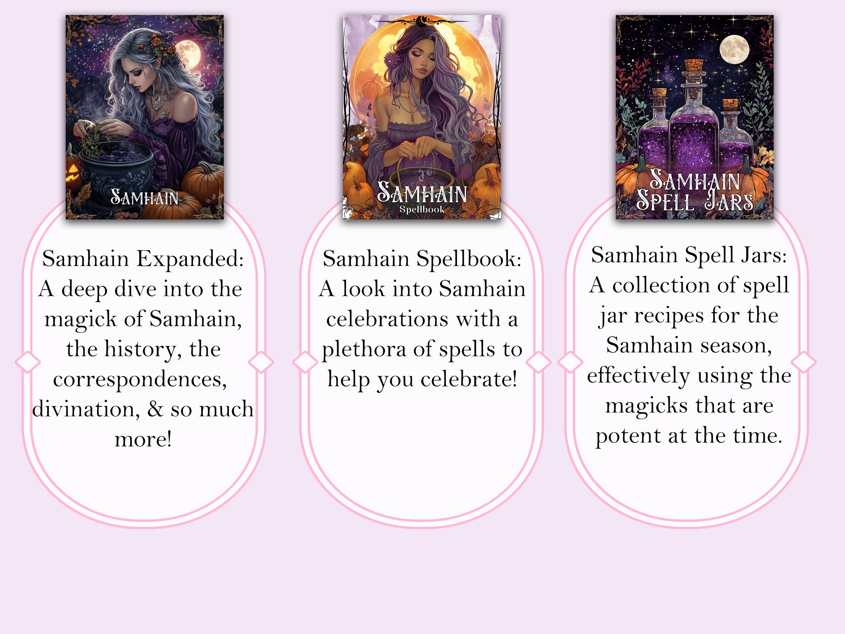 Ultimate Samhain Collection | Sabbat Guide, Spell Jars, Pumpkin Candle ...