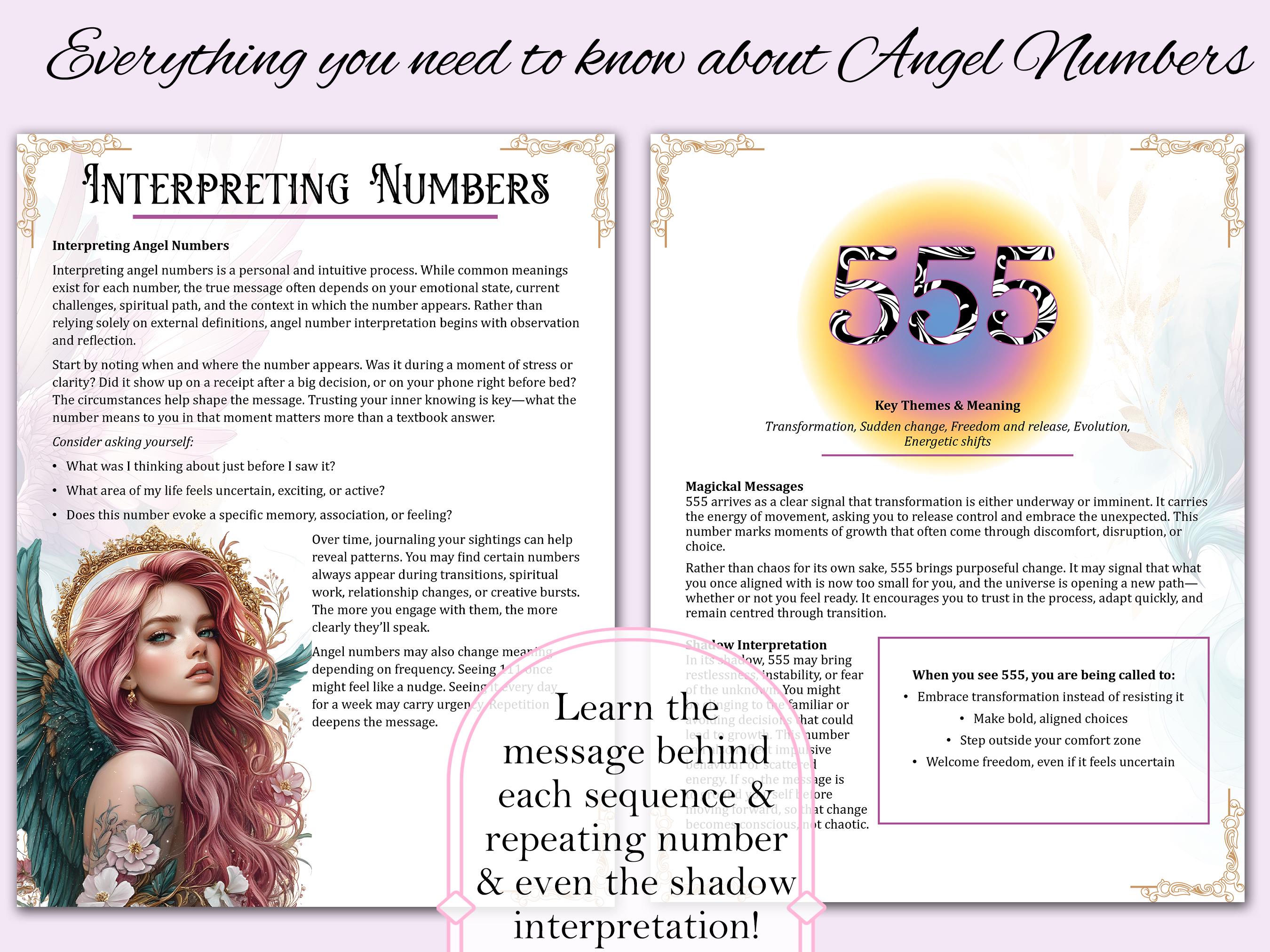 Angel Numbers Guide | Interpret Divine Messages and Number Sequences ...