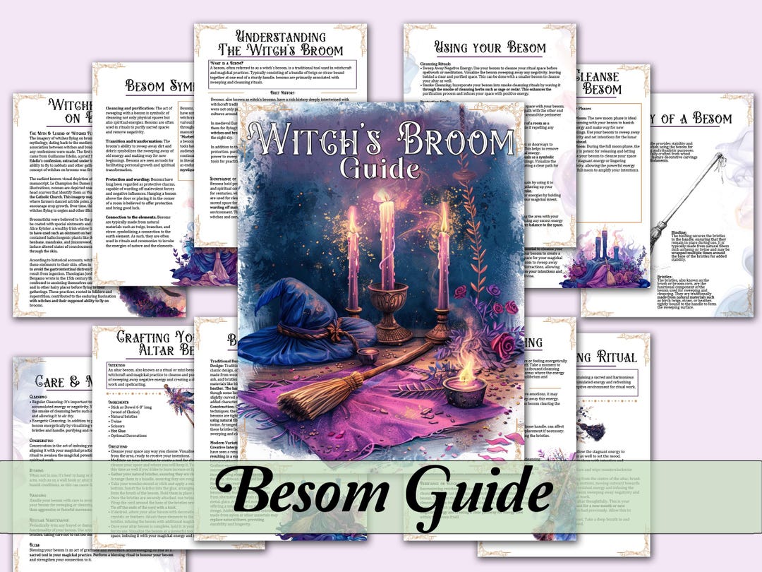 Besom Guide | How to Work With Witch Brooms for Spells and Rituals ...