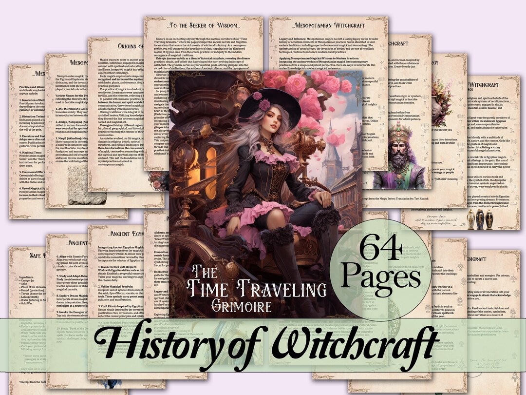 Time Traveling Grimoire | History of Witchcraft and Magick - Book of ...