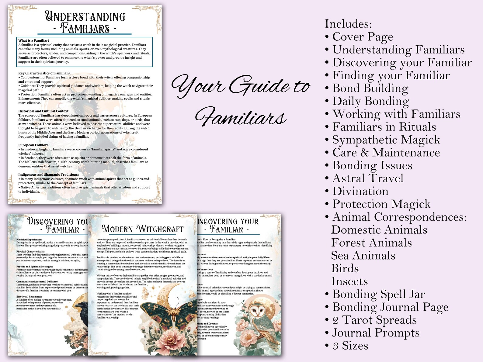 Familiars | Spirit Animals, How to Work With Animals & Animal Spirit ...