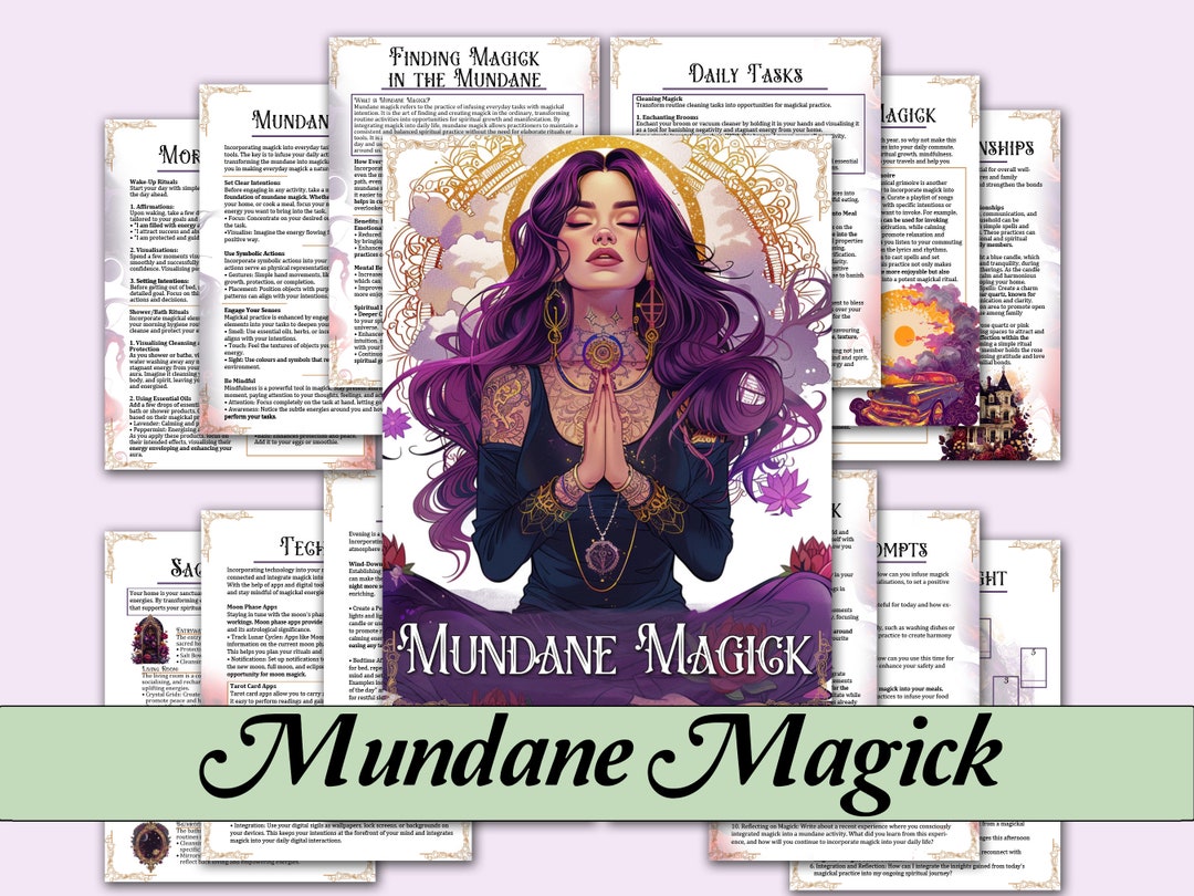 Mundane Magick | Everyday Witchcraft, Morning Routines, Easy Spells ...