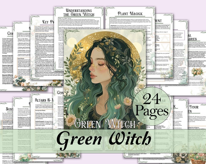 Grimoire for the Green Witch Book Complete Book of Shadows Spell Craft ...