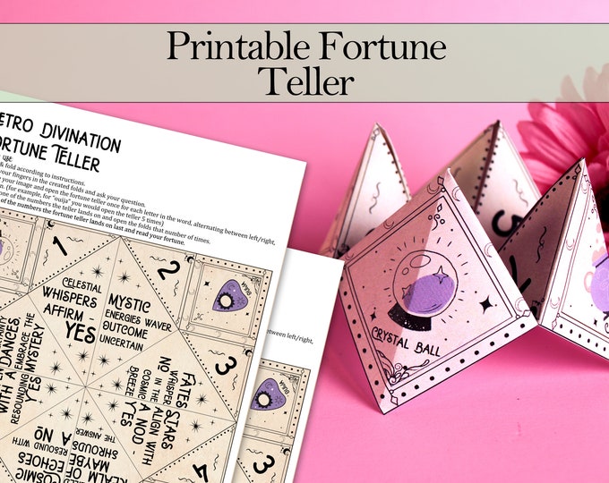 Positive Affirmations Fortune Teller | Back to School Crafts ...