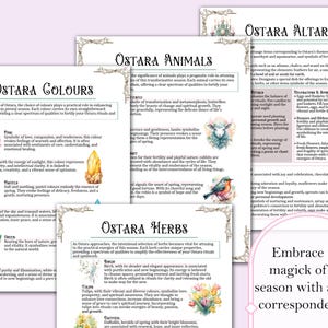 Ostara Sabbat Guide & Ritual Bundle | Correspondences, Spells, Tarot ...