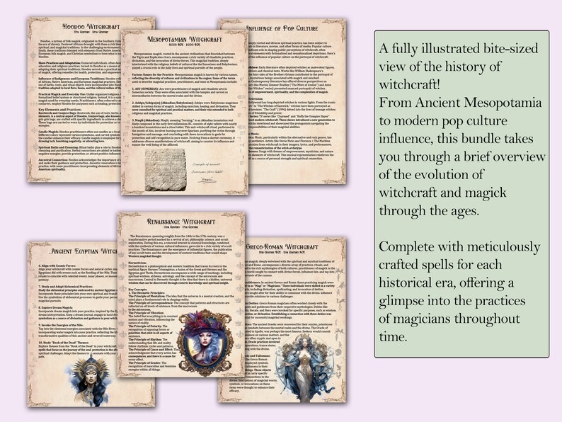 Time Traveling Grimoire History of Witchcraft and Magick Book of ...