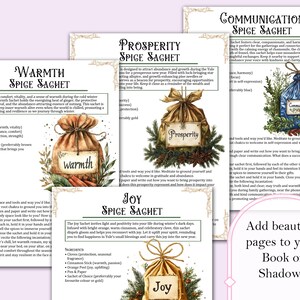 Winter Spice Sachet Spells | 5 Rituals | Joy, Warmth, Prosperity ...