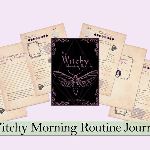 Witchy Morning Routine Journal Daily Tarot Meditation - Etsy