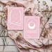 Pink Minimalist Oracle Card Deck With Guidebook & Box Full Colour ...