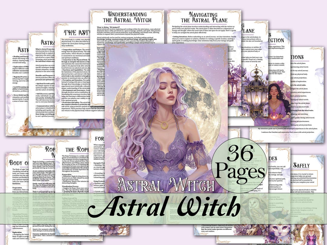 Astral Witch Bundle | Astral Projection, Past Lives, Energy Work, Lucid ...