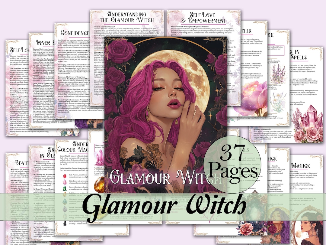 Glamour Witch Bundle | Guide for Glamour Magick, Spells, Deities ...