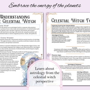 Celestial/astrology Witch Bundle | Guide, Spells, Magickal Timing ...