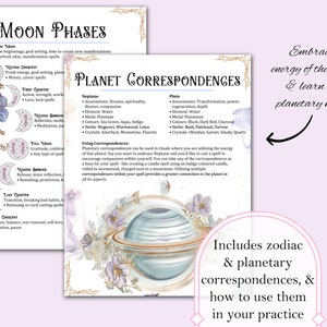 Celestial/astrology Witch Bundle | Guide, Spells, Magickal Timing ...