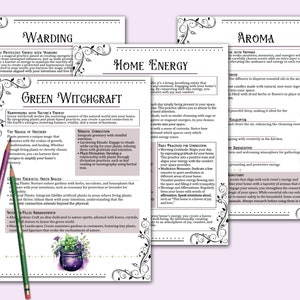 House Magick Book of Shadows Bundle Cleansing, Warding, Rituals, and ...