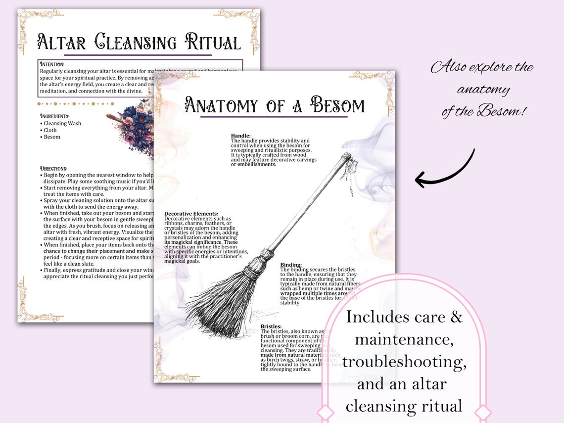 Besom Guide | How to Work With Witch Brooms for Spells and Rituals ...