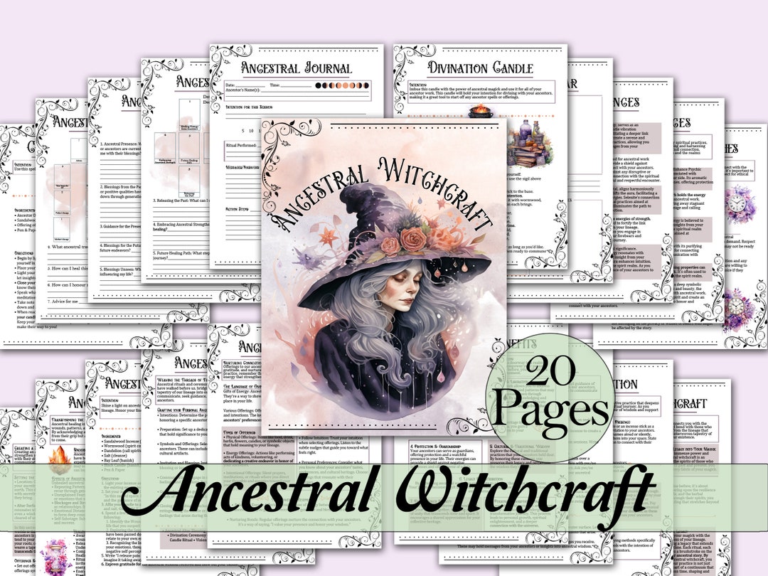 Ancestral Witchcraft Bundle | Guide, Healing Rituals, Tarot, and More ...