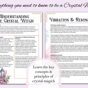 Crystal Witch Bundle | Guide, Crystal Meanings, Tools, Meditation ...