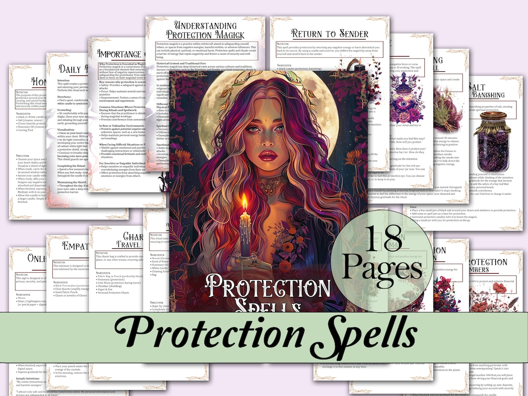 Protection Spells 15 Spells for Personal, Home, & Psychic Shielding ...