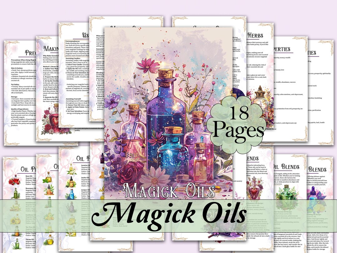 Magick Oils Guide | Make and Use Your Own Ritual Oil Blends, With ...