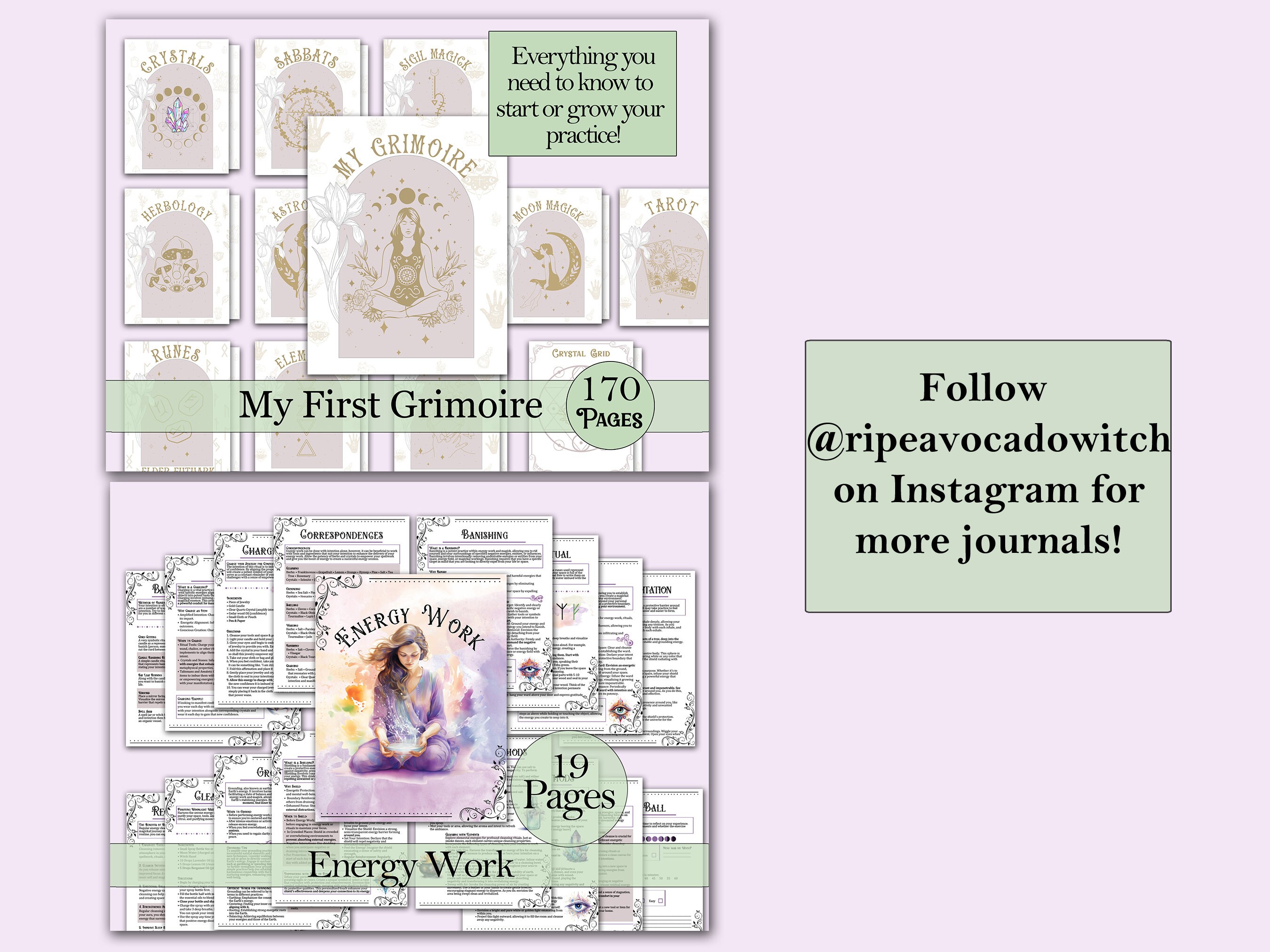 House Magick Book of Shadows Bundle Cleansing Warding - Etsy