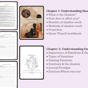 Shadow Work Journal & Guide | Complete Guided Shadow Work Workbook With Over 200 Journal Prompts ...