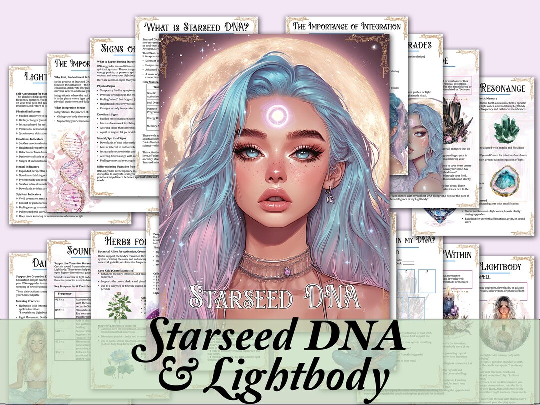 Starseed DNA & Lightbody | Integration, Upgrades, Activation, Spells ...