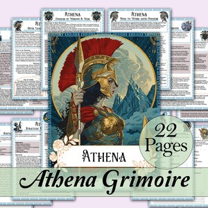 Athena Book of Shadows Bundle Spells, Rituals, Tarot Spreads ...