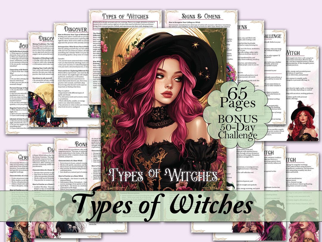 Types of Witches | Guide for Different Types of Witchcraft, With ...