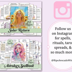 Magickal Timing Guide & Worksheet | Moon Phases, Astrology, Sun Magick ...