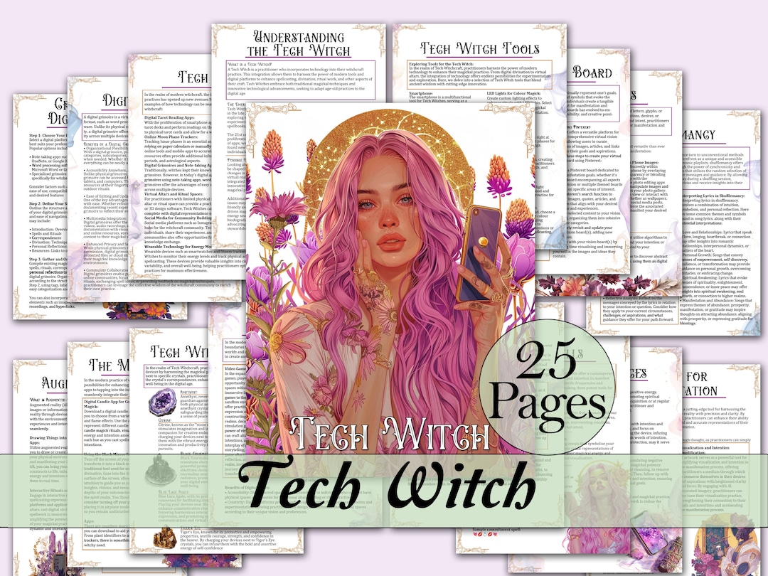Tech Witch Bundle | Guide to Digital Witchcraft, Spells, Rituals, Tech ...