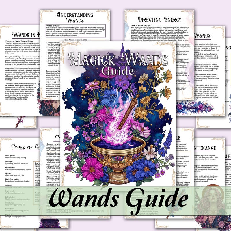 Wiccan Wand - Etsy
