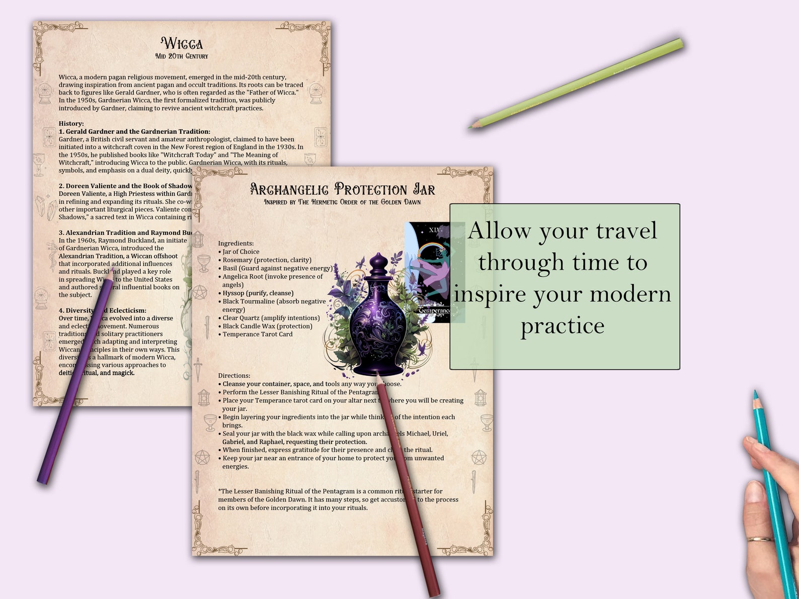 Time Traveling Grimoire History of Witchcraft and Magick Book of ...