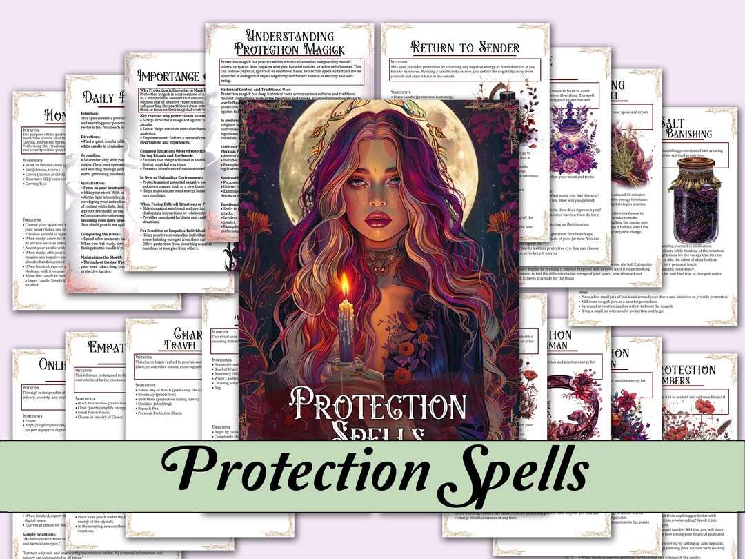 Protection Spells | 15 Spells for Personal, Home, & Psychic Shielding ...