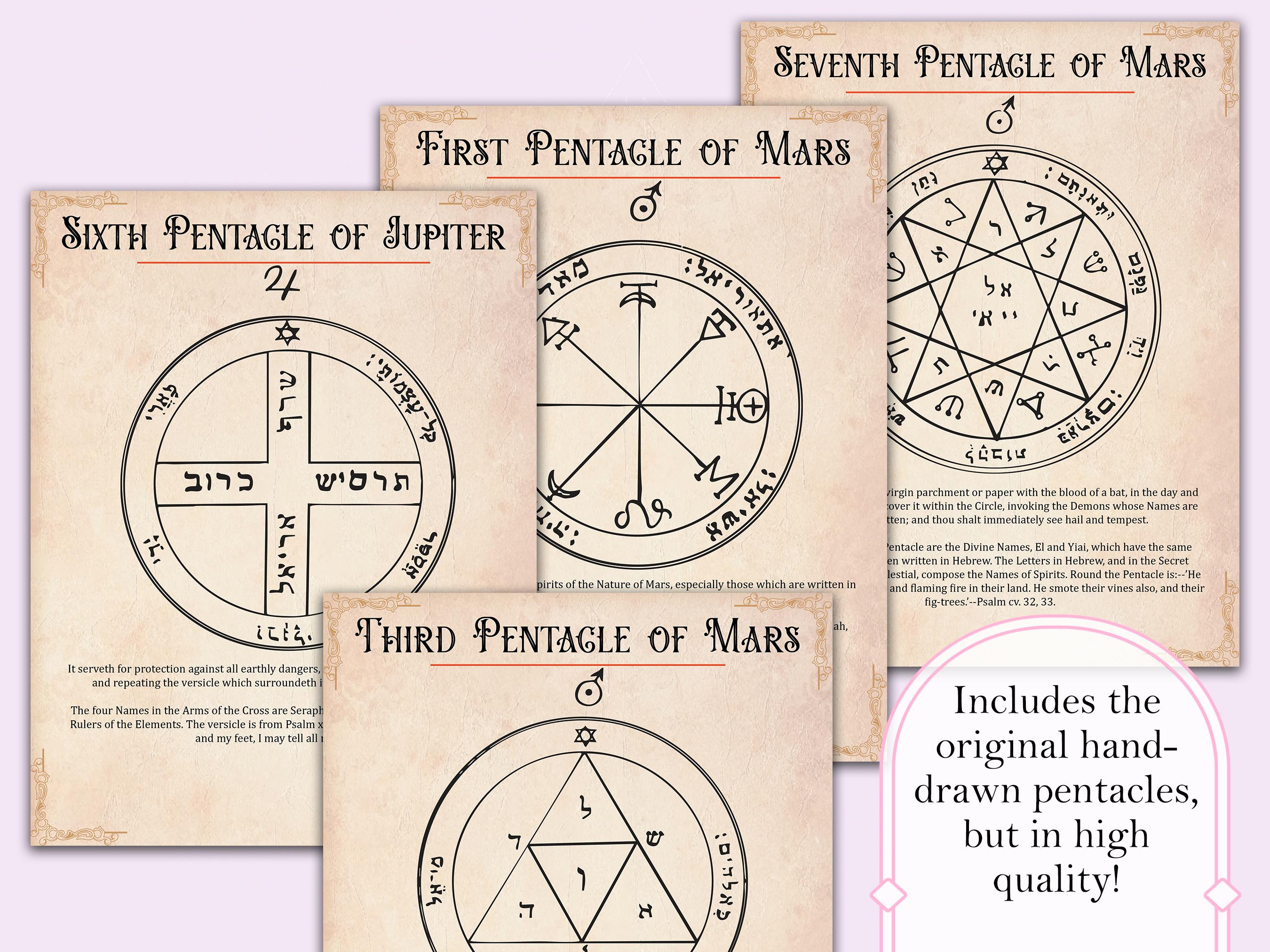 The Pentacles of Solomon | Ancient Magic Guide, 44 Seals & Sigils ...