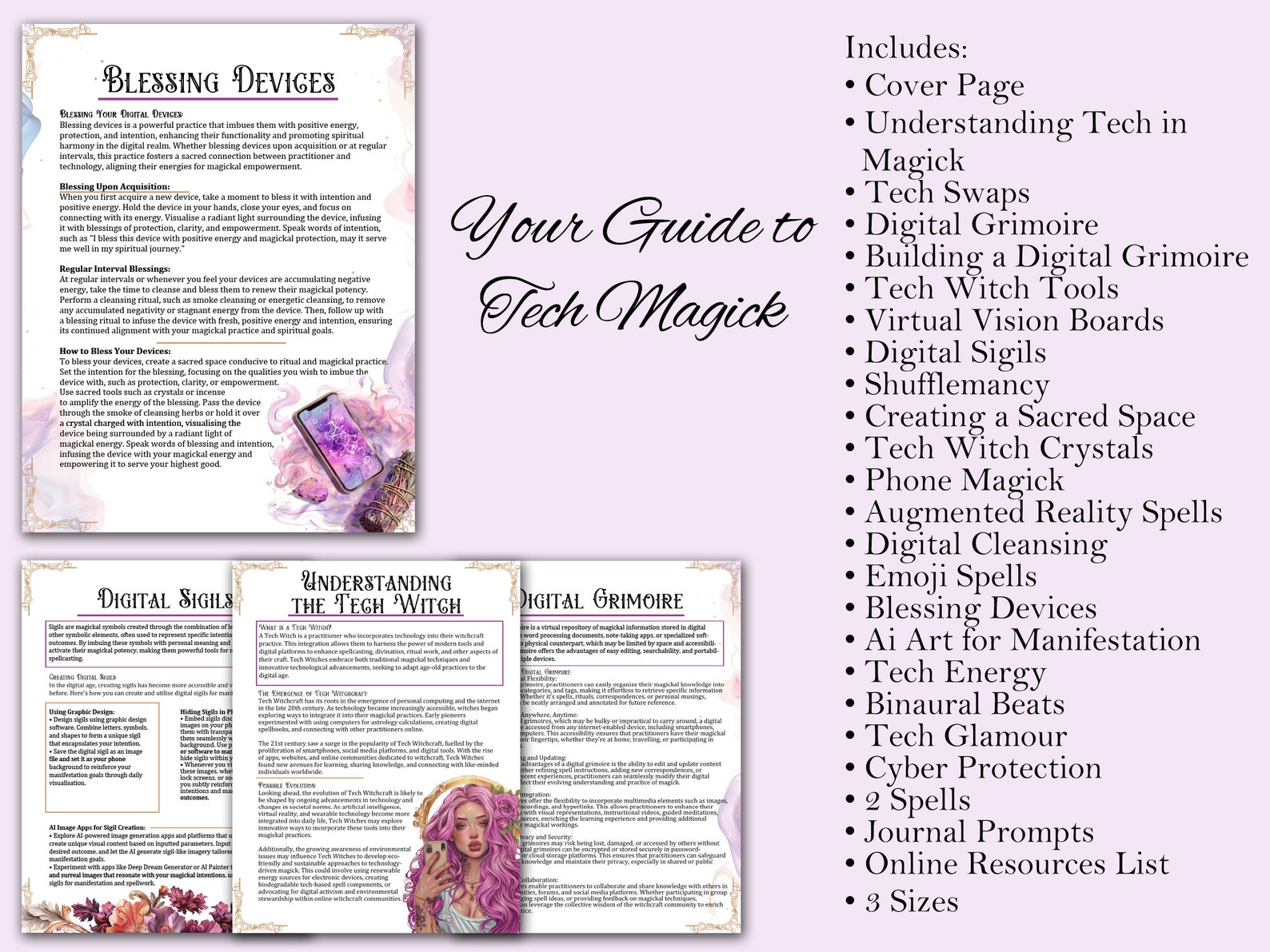 Tech Witch Bundle | Guide to Digital Witchcraft, Spells, Rituals, Tech ...