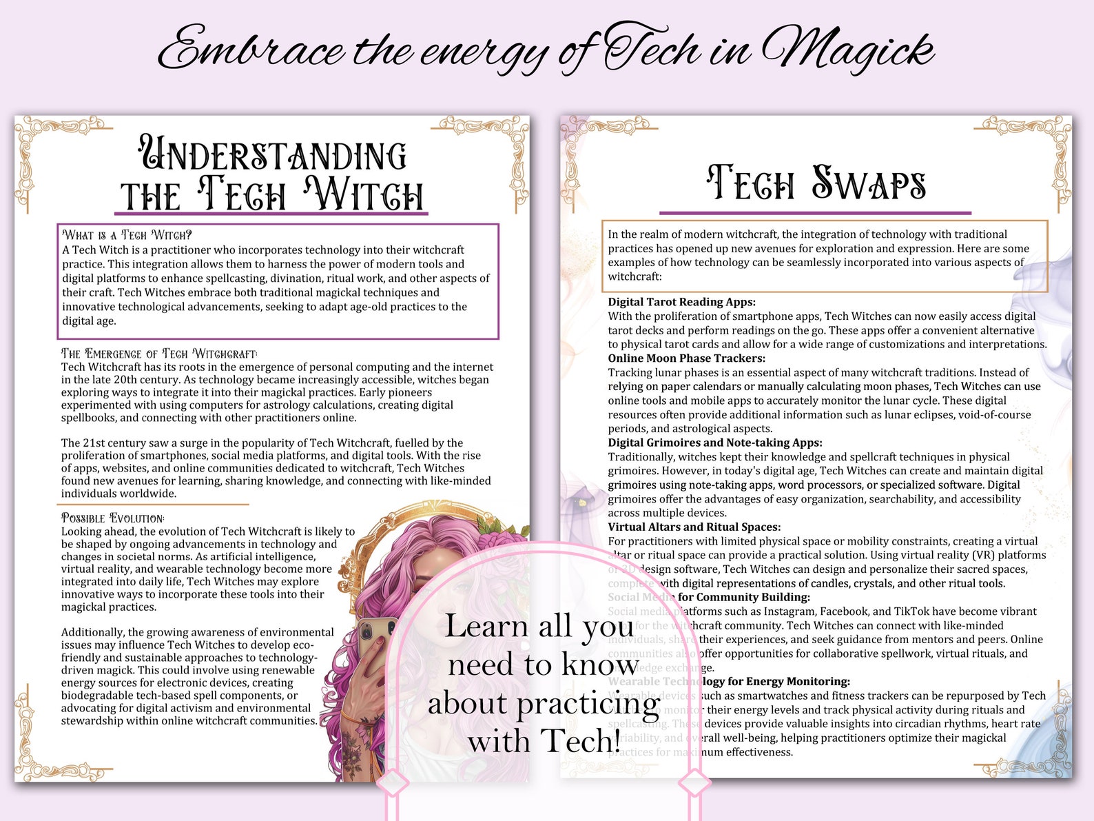 Tech Witch Bundle | Guide to Digital Witchcraft, Spells, Rituals, Tech ...