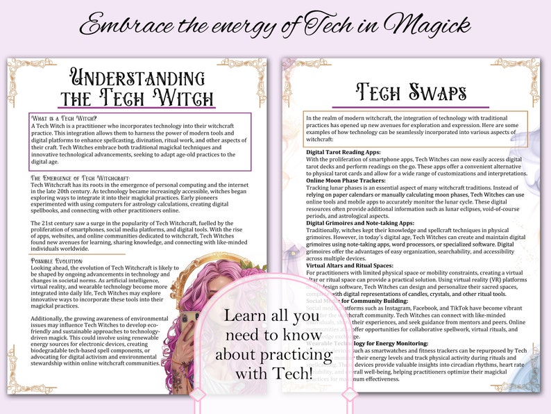 Tech Witch Bundle | Guide to Digital Witchcraft, Spells, Rituals, Tech ...