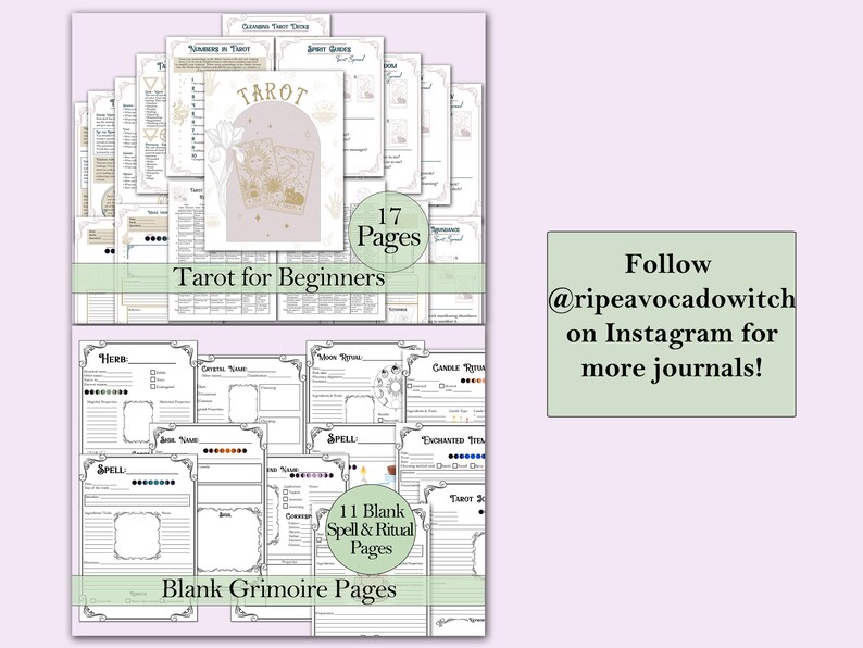 Intuition Guide and Worksheet Printable Pages - Etsy