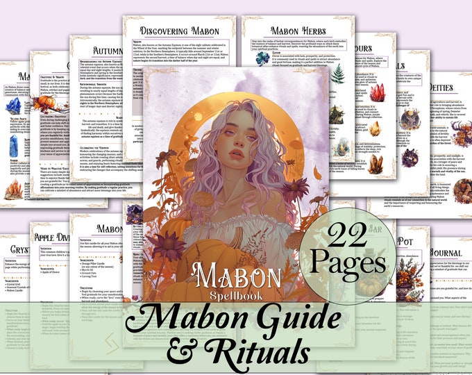 Mabon Ritual Box Autumn Equinox Altar Kit Mabon Sabbat Bundle With Bath ...