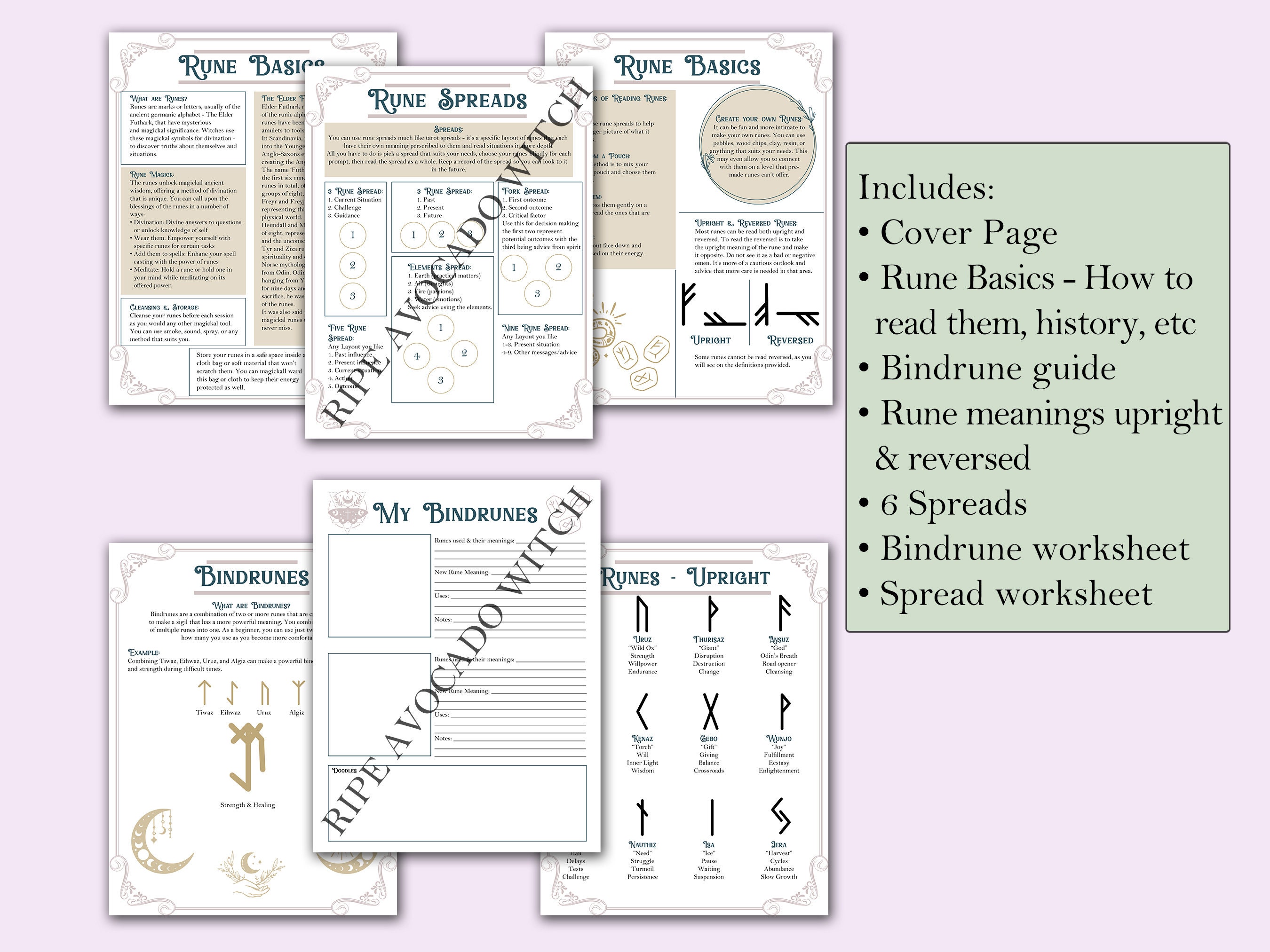 Rune Magick Guide | Meanings, Spreads, Reading Guide, and Dictionary ...