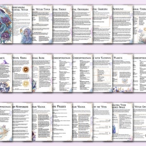 Celestial/astrology Witch Bundle | Guide, Spells, Magickal Timing ...