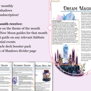 Monthly Book of Shadows Subscription Limited Time Bundle, Spells, Tarot ...